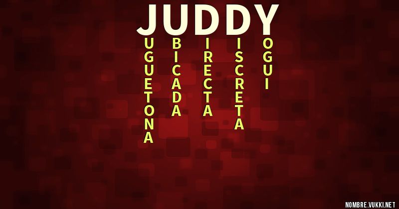 Qué significa juddy