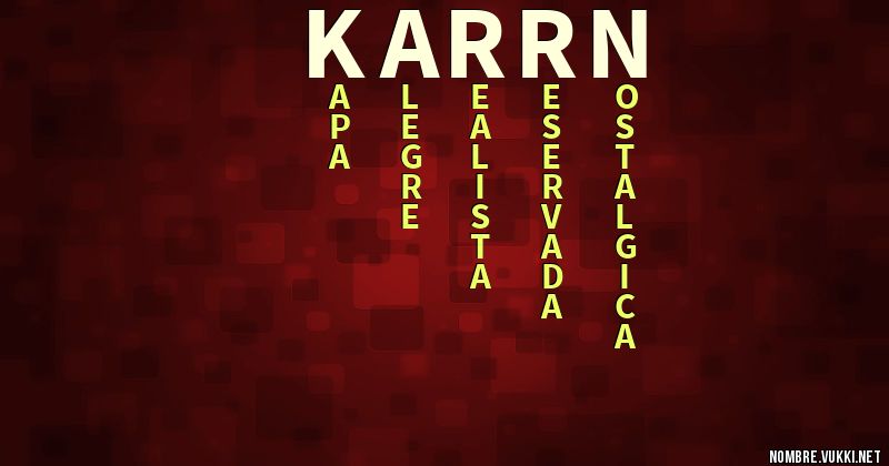 Qué significa karrn