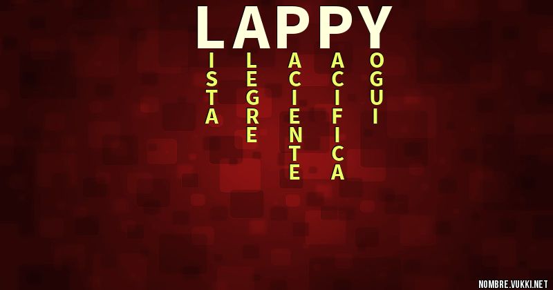 Qué significa lappy