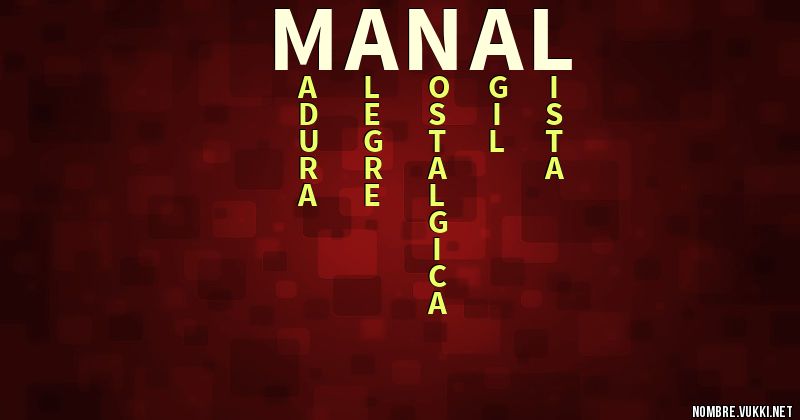 Qué significa manal