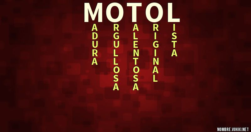 Qué significa motol