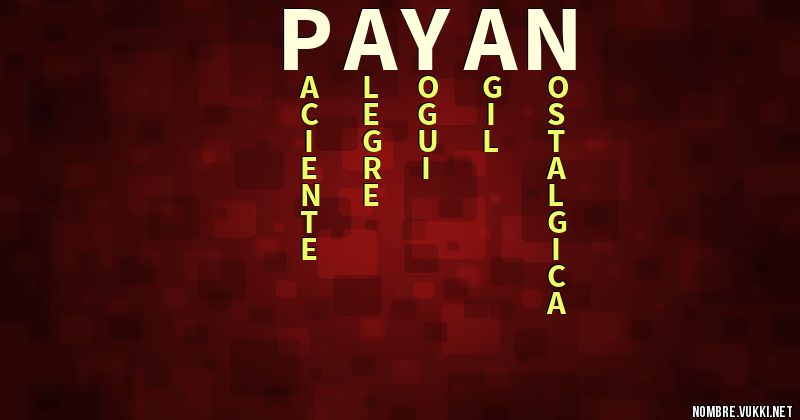 Qué significa payan