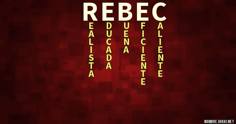 Qué significa rebec