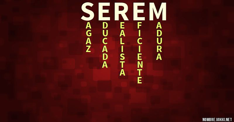 Qué significa serem