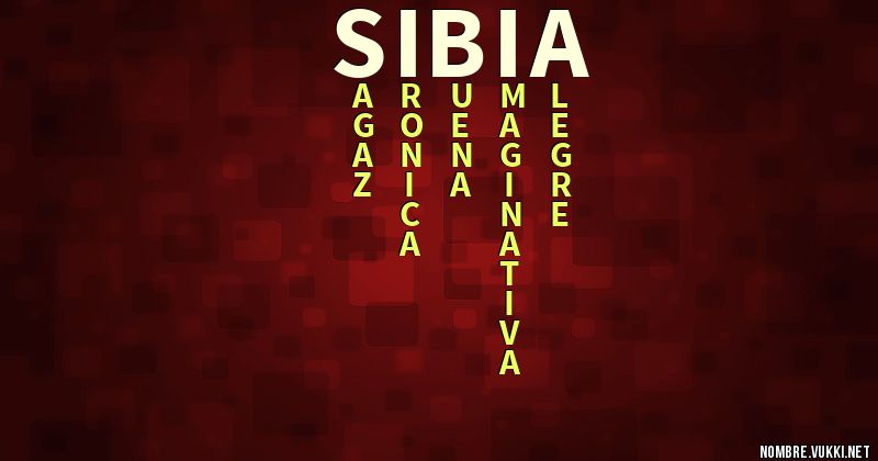 Qué significa sibia