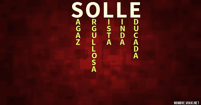 Qué significa solle