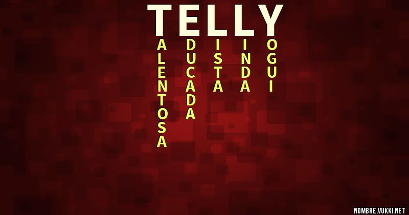 Qué significa telly