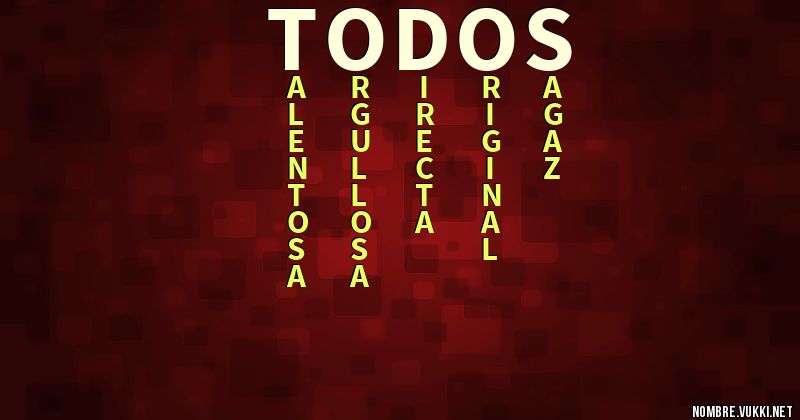 Qué significa todos