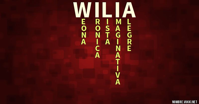 Qué significa wilia