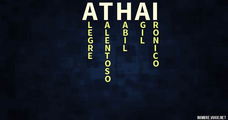 Qué significa athai