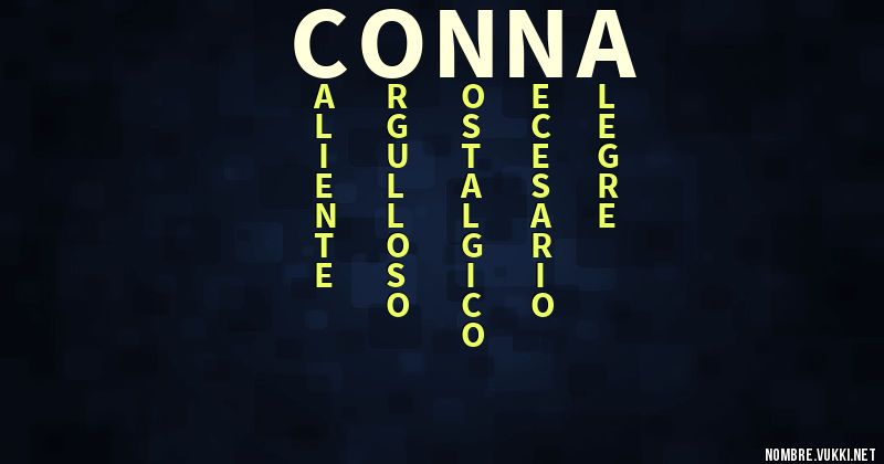 Qué significa conna