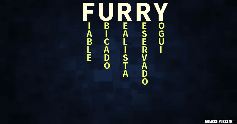 Qué significa furry