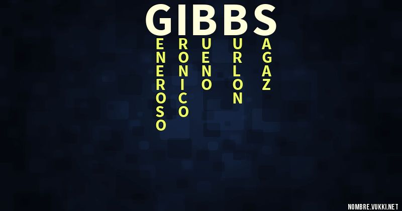 Qué significa gibbs