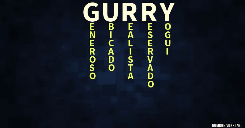 Qué significa gurry