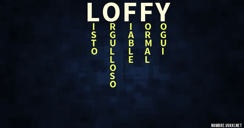 Qué significa loffy