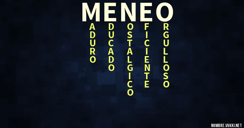 Qué significa meneo