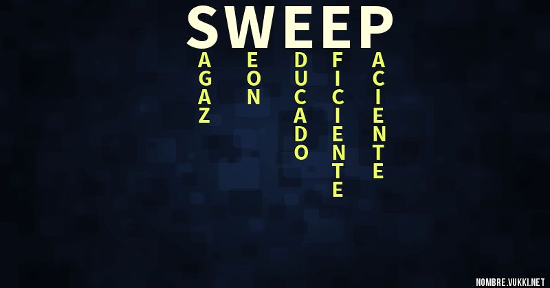 Qué significa sweep