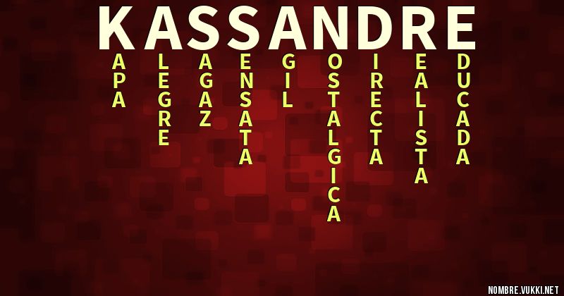 Qué significa kassandre