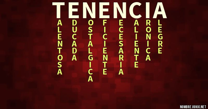 Qué significa tenencia