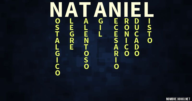 Qué significa nataniel