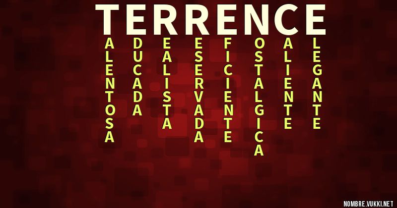 Qué significa terrence