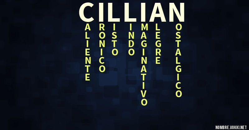 Qué significa cillian