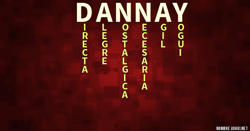 Qué significa dannay