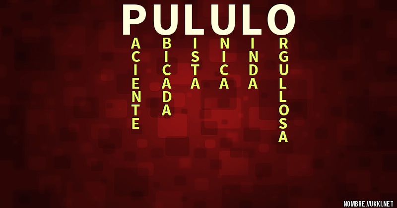 Qué significa pululo