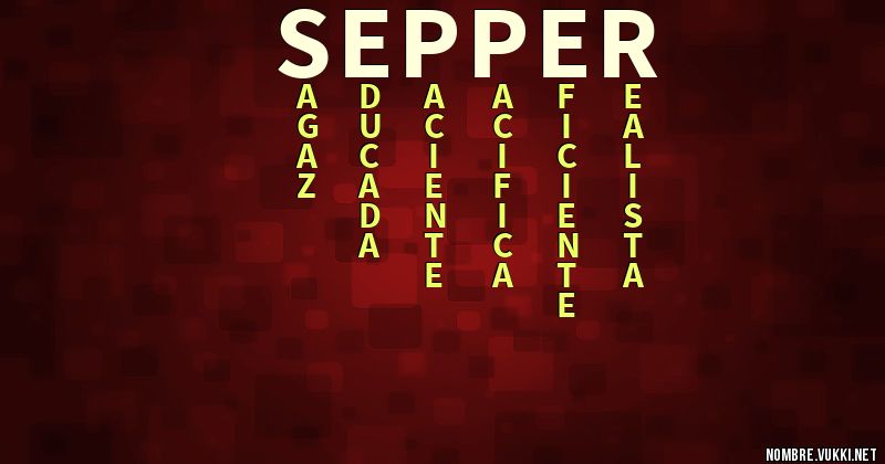 Qué significa sepper