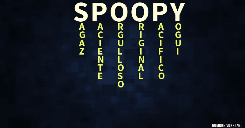 Qué significa spoopy