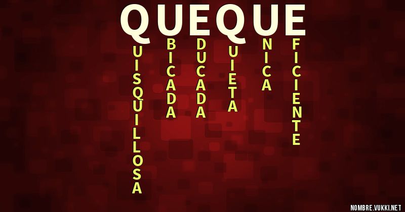 Qué significa queque