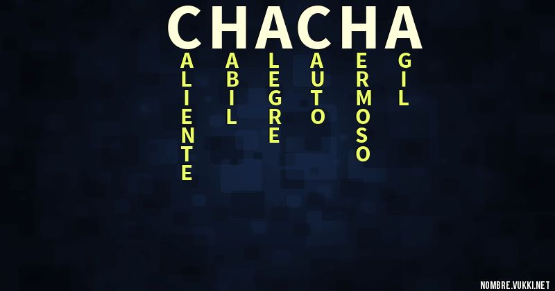 Qué significa chacha