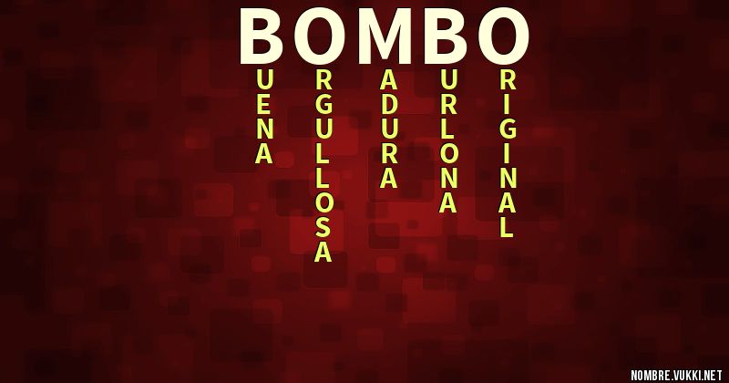 Qué significa bombo