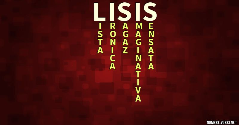 Qué significa lisis