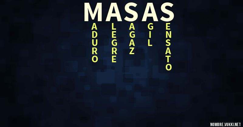 Qué significa masas
