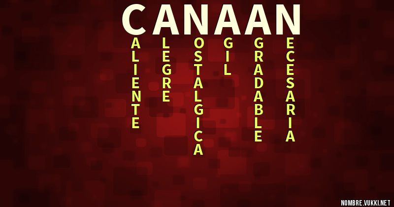 Qué significa canaan