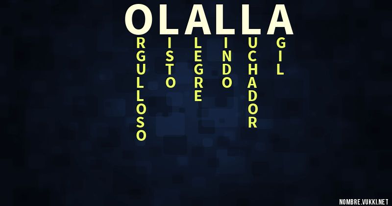 Qué significa olalla