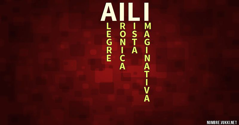 Qué significa aili