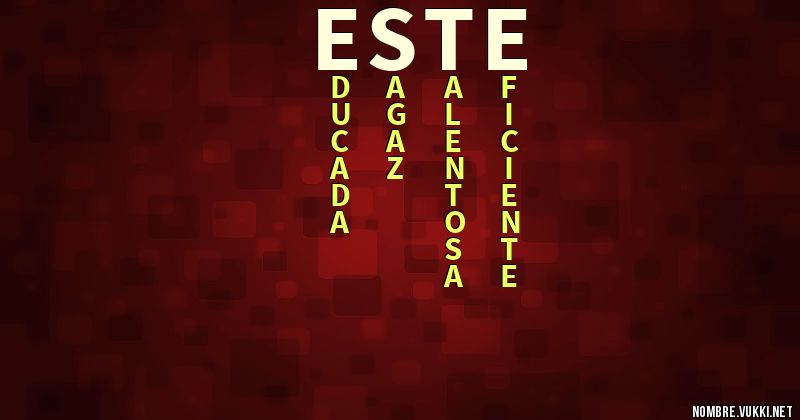 Qué significa este