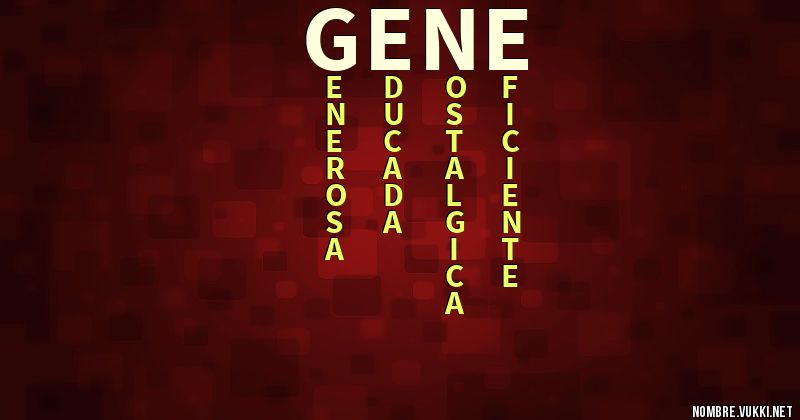 Qué significa gene