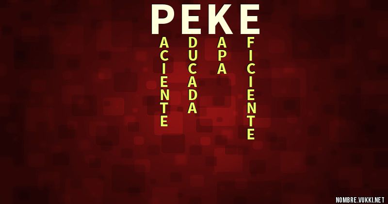 Qué significa peke