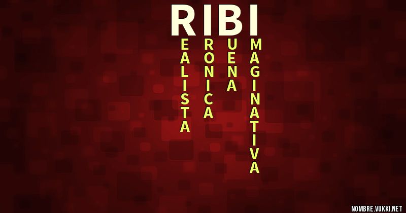 Qué significa ribi