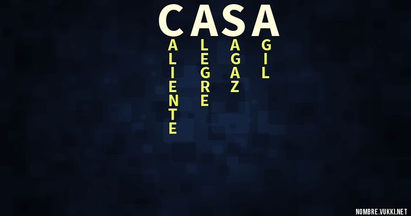 Qué significa casa