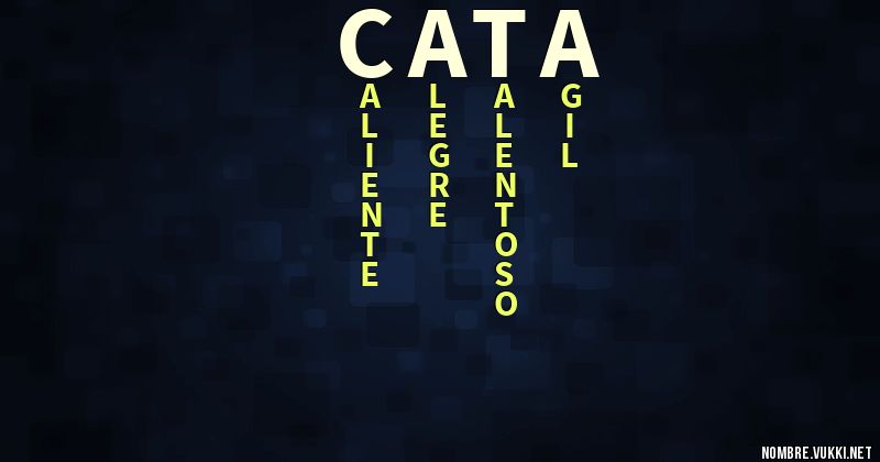 Qué significa cata