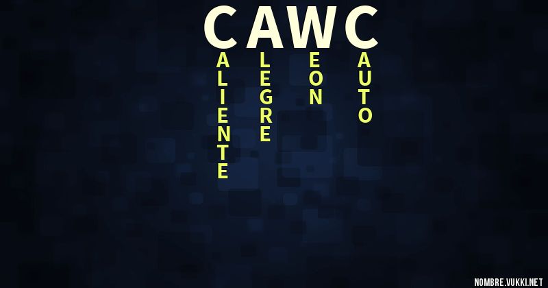 Qué significa cawc