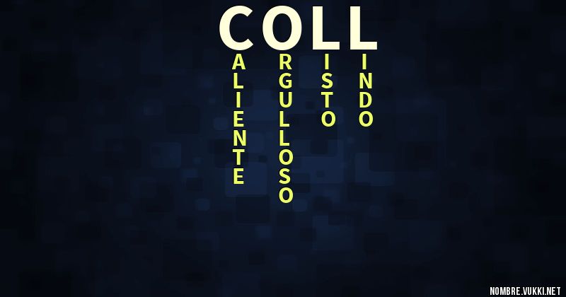 Qué significa coll