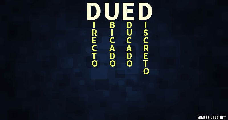 Qué significa dued1