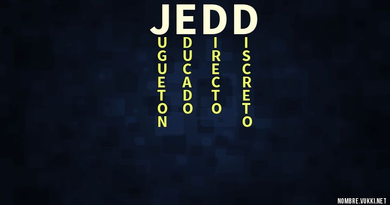 Qué significa jedd