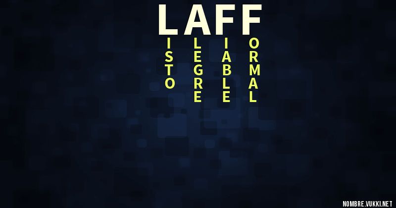 Qué significa laff