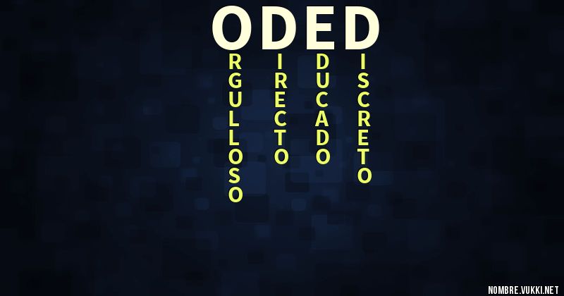 Qué significa oded